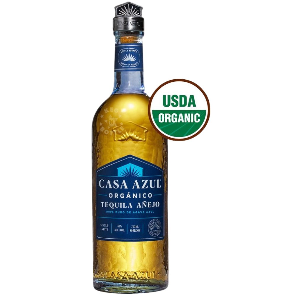 Casa Azul Organic Anejo Tequila (750 mL) - Keg N Bottle